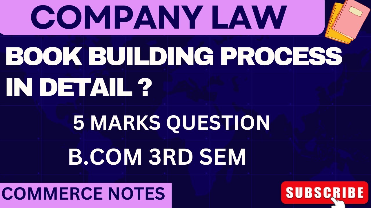 Book Building Process in Detail | Company Law | BCOM 3RD SEM | - YouTube