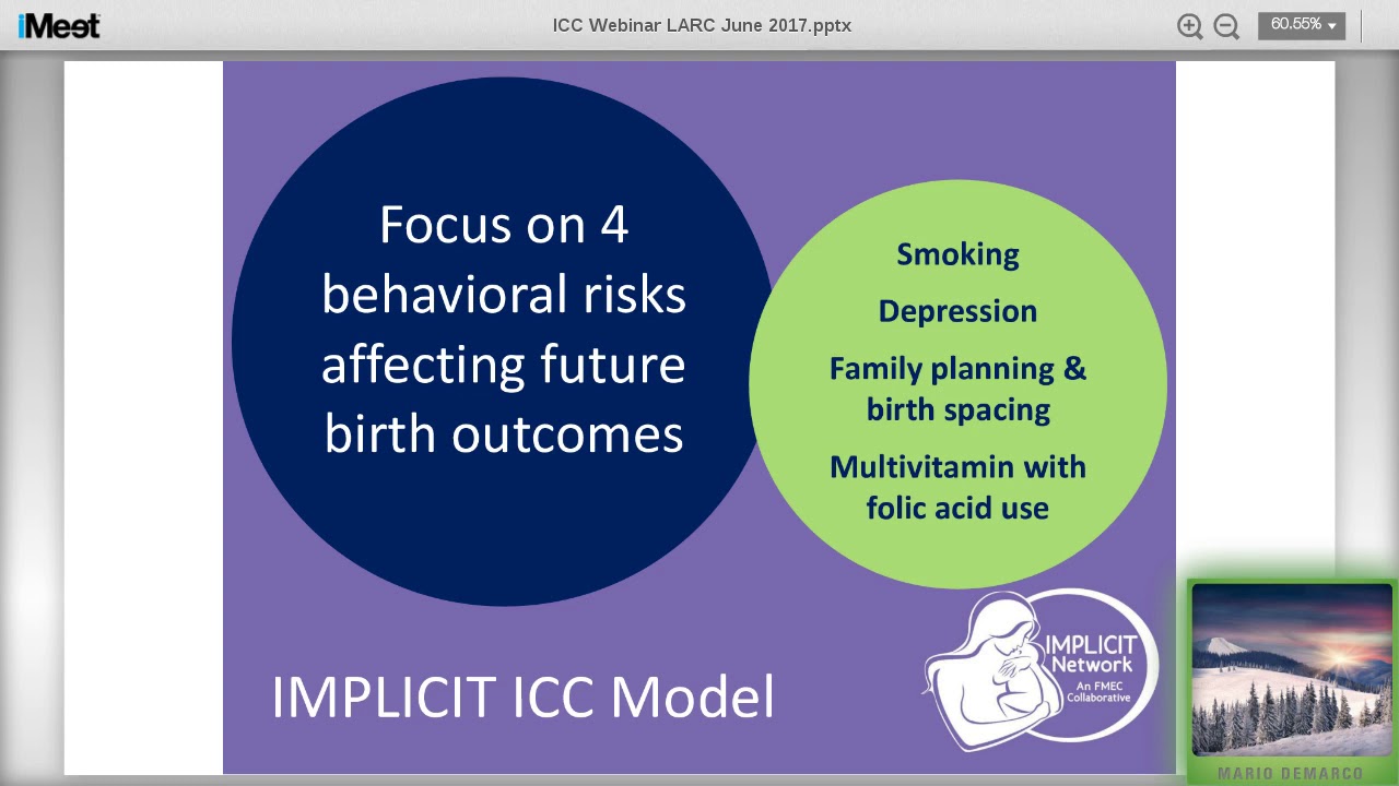IMPLICIT ICC: Improving Birth Outcomes through Interconception Care at ...