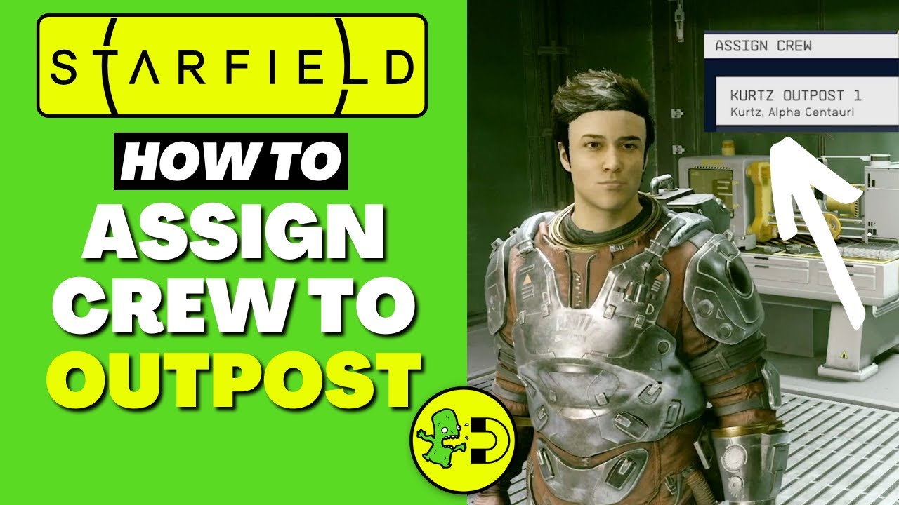 Starfield How to Assign Crew to Outpost - YouTube