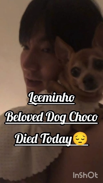 Leeminho Beloved Dog Choco After 16 Year Died Today 2005😔😪 - YouTube