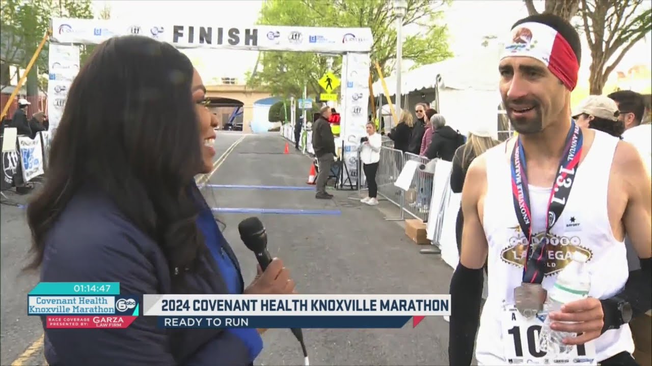 2024 Men's Overall Knoxville Half Marathon Winner - YouTube