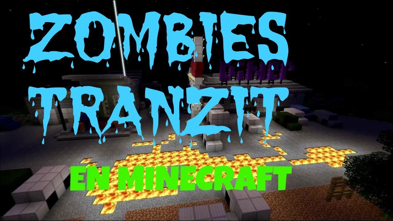 MINECRAFT PE | COD ZOMBIES - TRANZIT - YouTube