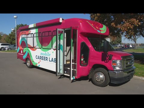 Indiana Weslyan University rolls out new mobile career lab - YouTube