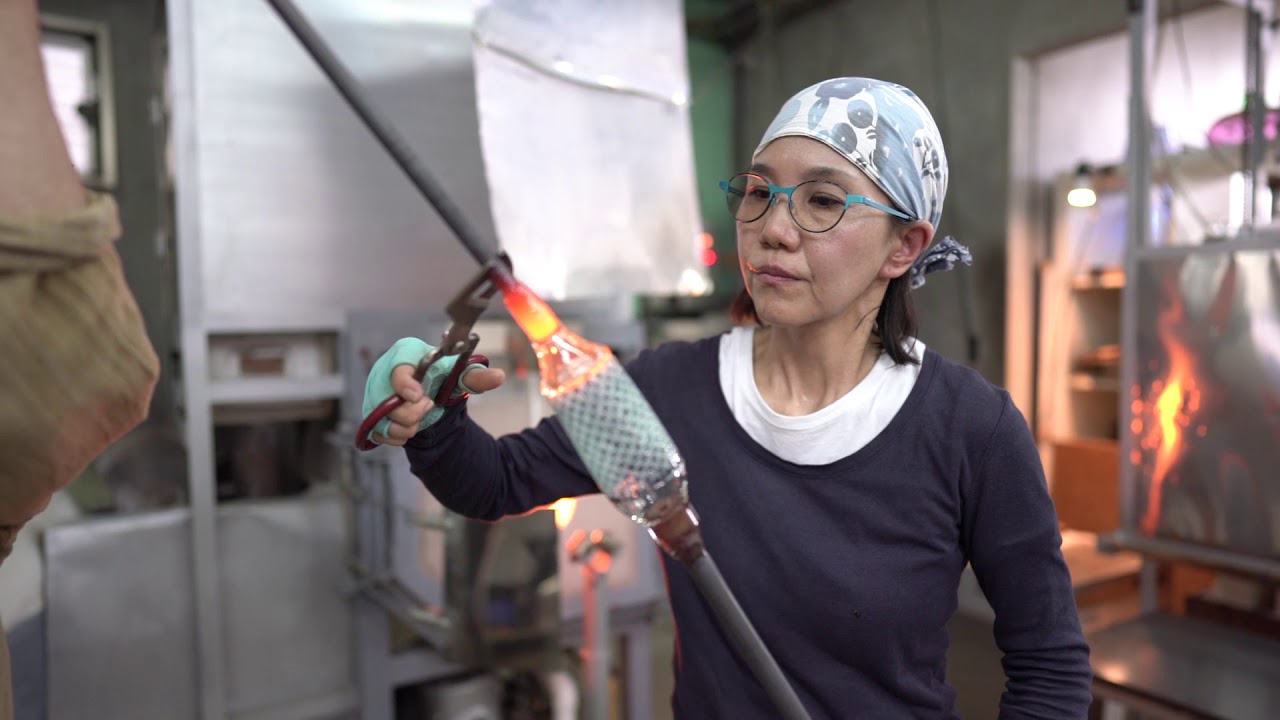 Enami Fujiko Murrine Technique 江波冨士子 ムリーニテクニック - YouTube