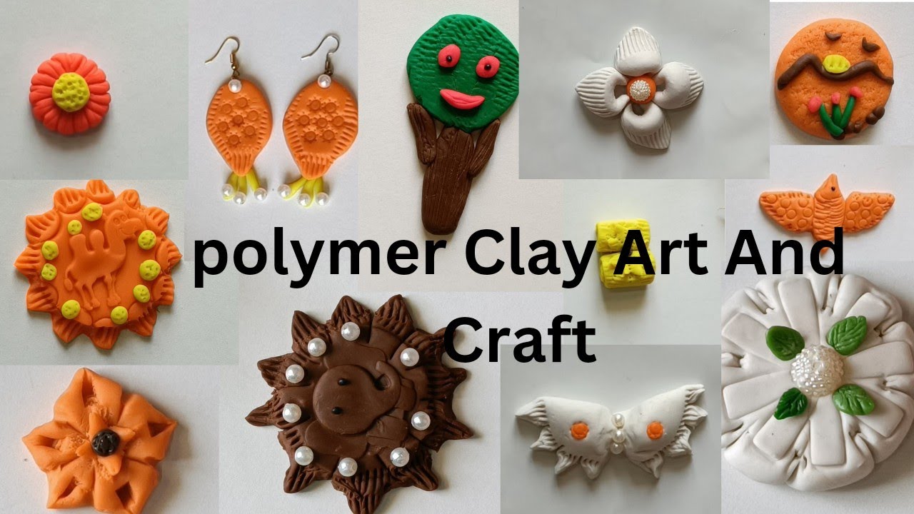 Easy Make polymer Clay Design For Beginners 💫 Simple And Quick Clay Art ...