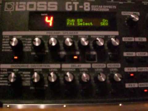 Boss gt-8 Metal - YouTube