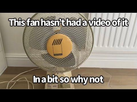 1980s Micromark 12” Oscillating Desk Fan - YouTube