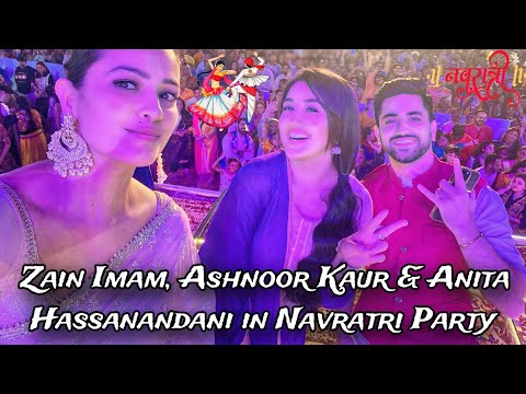 Zain Imam, Ashnoor Kaur & Anita at Garba Dandiya party | Navratri 2024