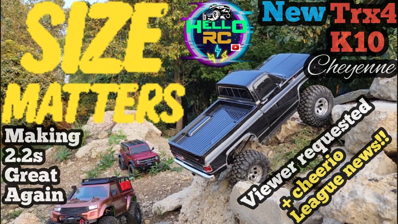 Viewer requested Trx4 comparison. Does size matter? The huge k10 Cheyenne, trx4sport and ...