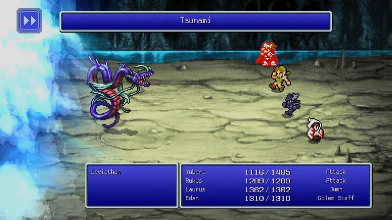 FINAL FANTASY III - Leviathan Boss Fight! - Leviath Summon Magic ...