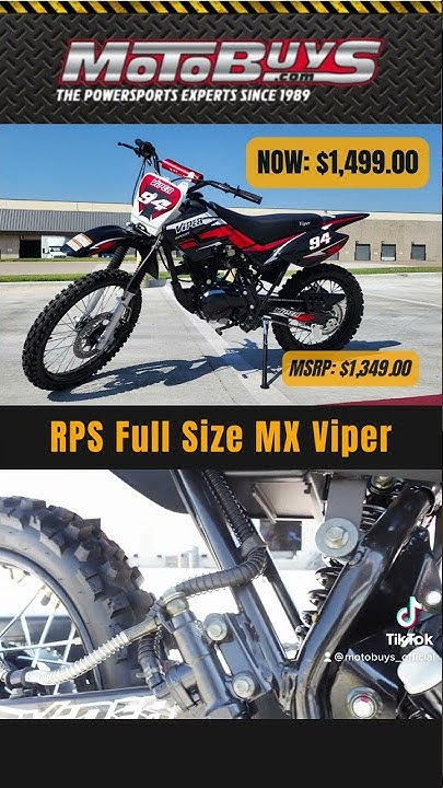 RPS Full Size MX Viper 150cc - YouTube