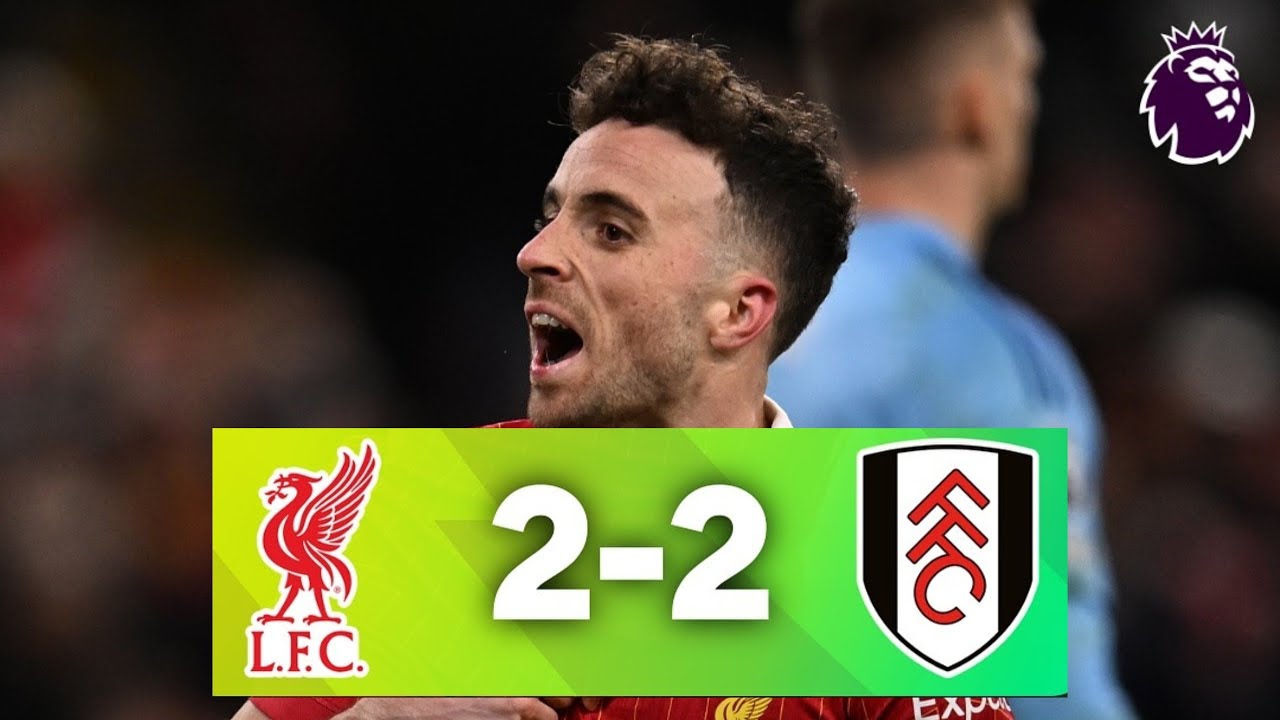 LIVERPOOL VS FULHAM 2-2 // PREMIERE LEAGUE 24/25 - YouTube