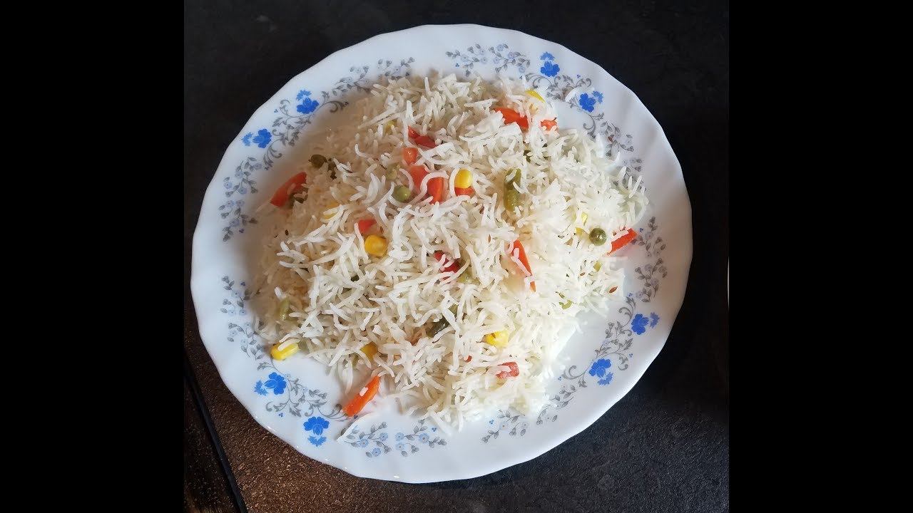 Mix Vegetable rice recipe easy and simple - YouTube