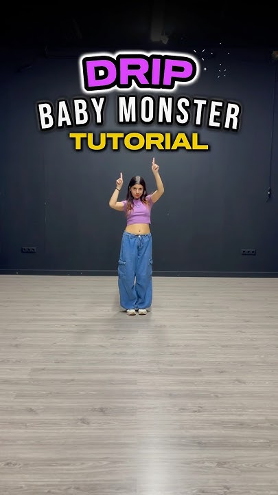 #DRIP by #BABYMONSTER dance TUTORIAL | Slow speed 75% + mirrored - YouTube