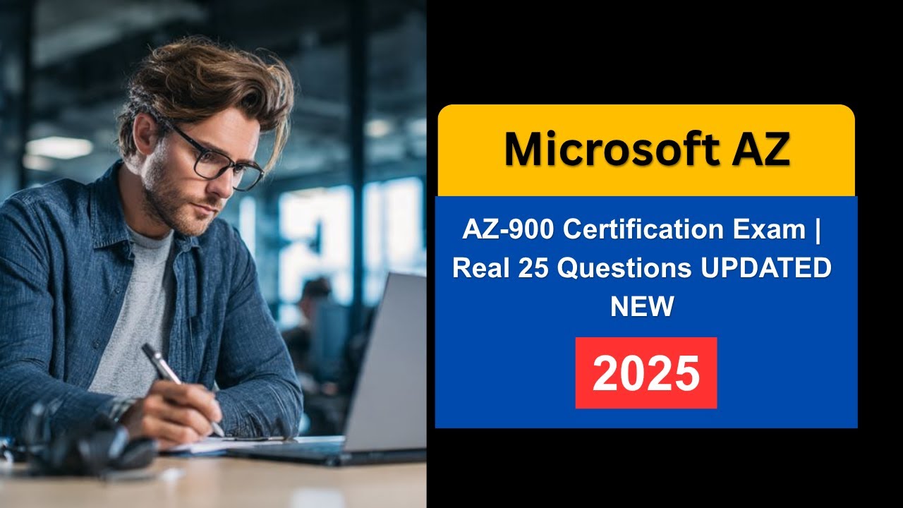 Microsoft AZ-900 Certification Exam 2026 | Real 25 Questions & Answers ...