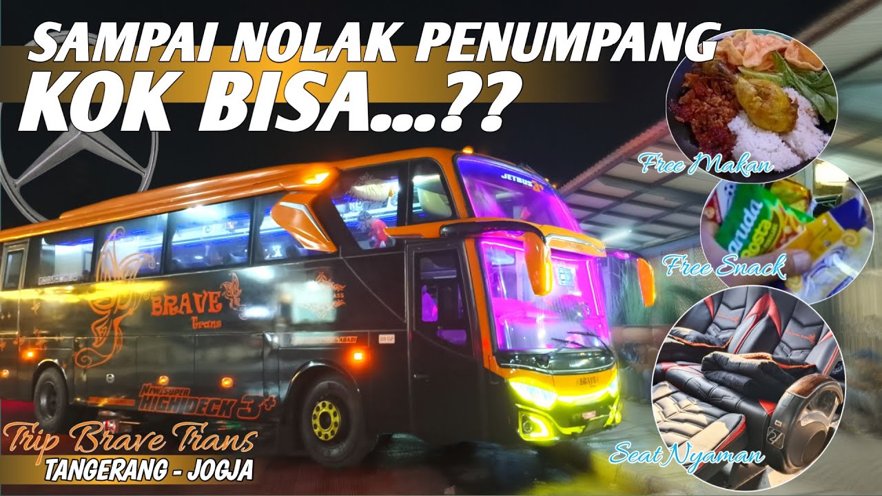 TIKET 250 RB TERLENGKAP & TERMEWAH DI JALURNYA|Trip Brave Jakarta Jogja ...