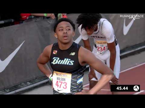 Quincy Wilson Breaks Arcadia Invite 400m Meet Record! [Full Race Replay]