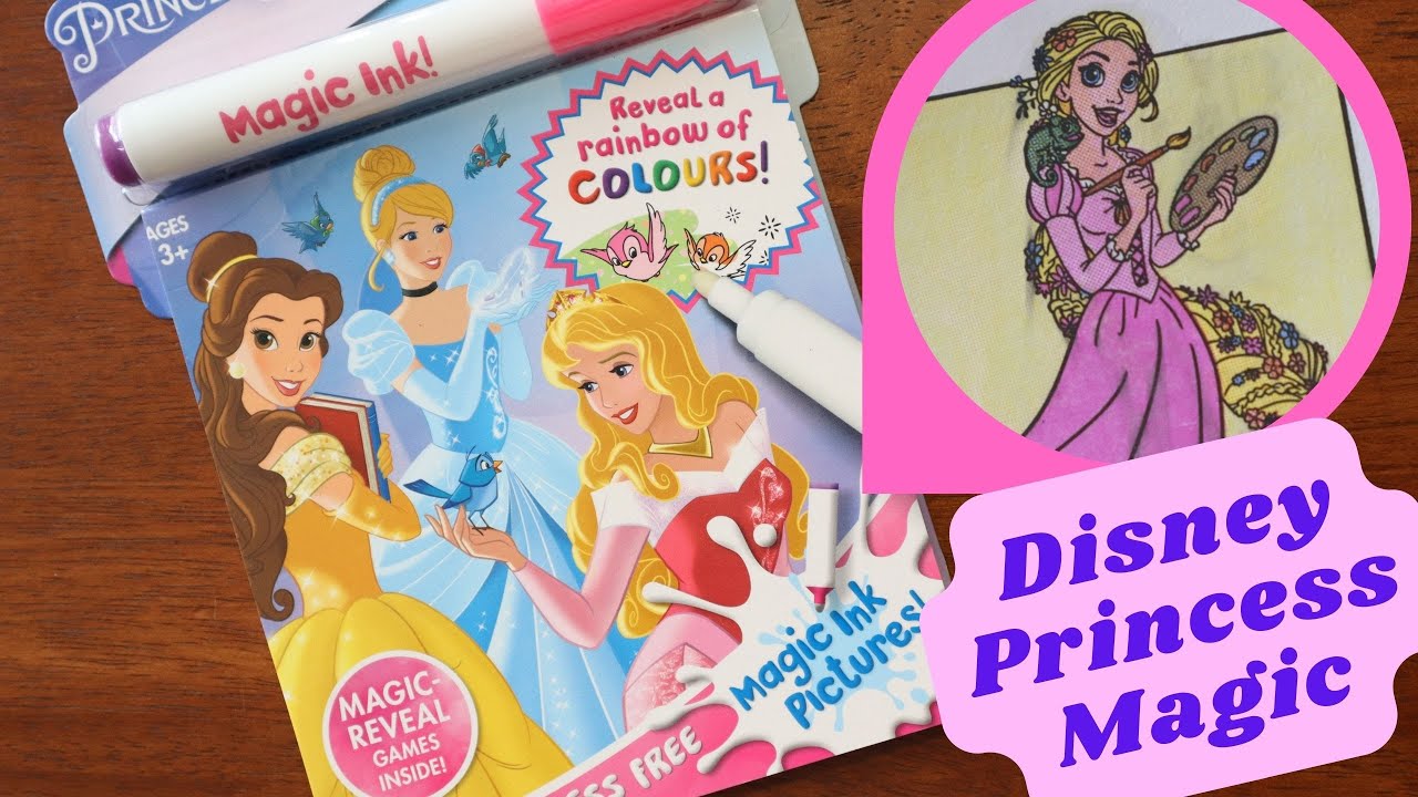 Magic Ink Pen Disney Princess Match the Picture with Rapunzel - YouTube