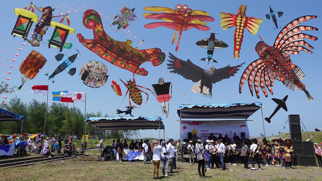 FESTIVAL LAYANG LAYANG KATEGORI 3D 3 DIMENSI DI PANTAI KETAWANG ...