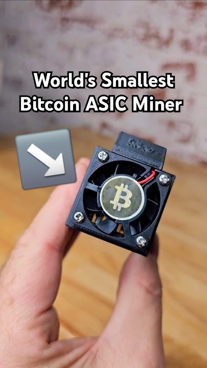 World's Smallest Bitcoin ASIC Miner #shorts #bitcoin #3dprinting - YouTube