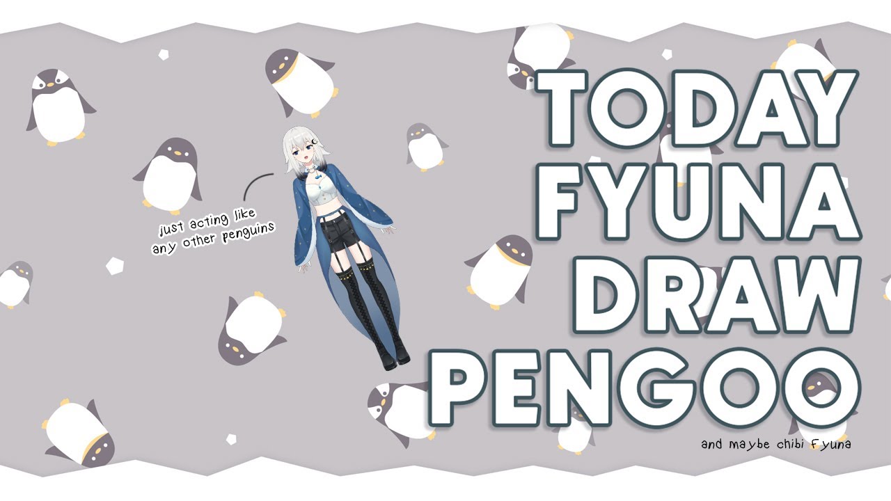 【#drawing 】Drawing Pengoo mascot [Setsuki Fyuna] - YouTube