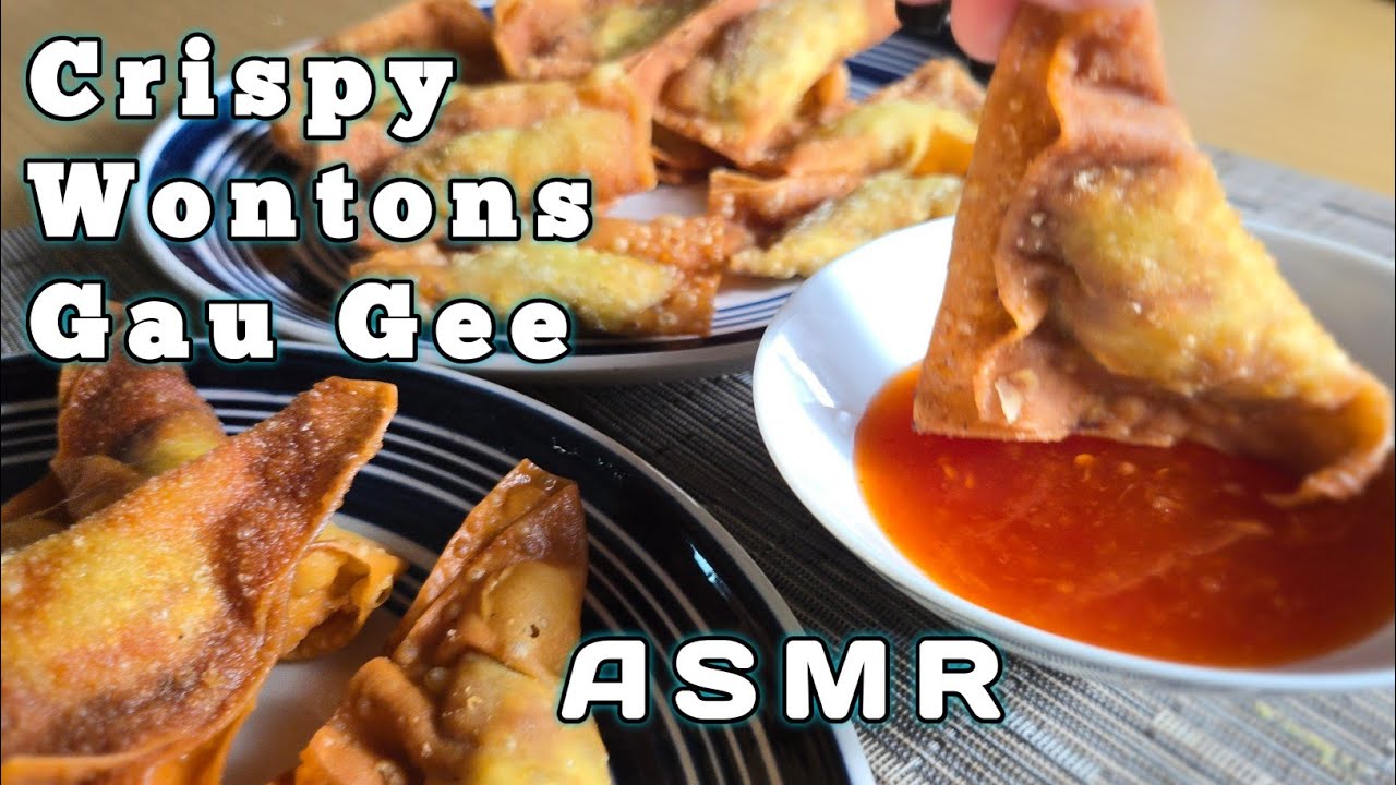 Cooking ASMR Video Crispy Wonton Satisfying Relaxing Cooking Sounds No ...