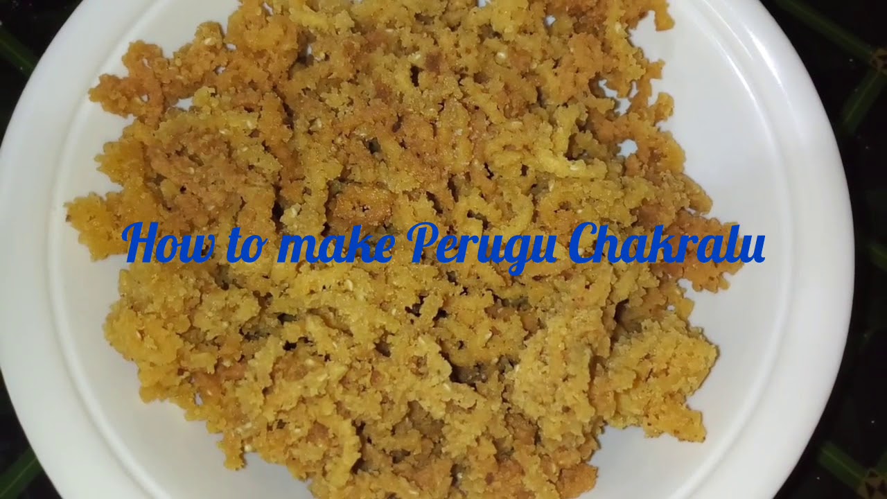 Perugu Chakralu l Curd Murukulu l Perugu karalu Recipe Preparation in ...