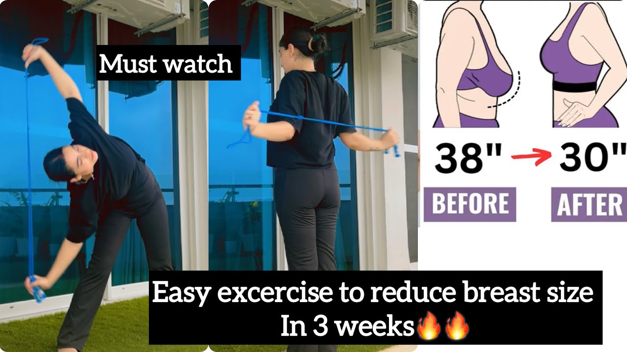 5 excercise to reduce breast size in 3weeks, lose fat, lift sagging ...