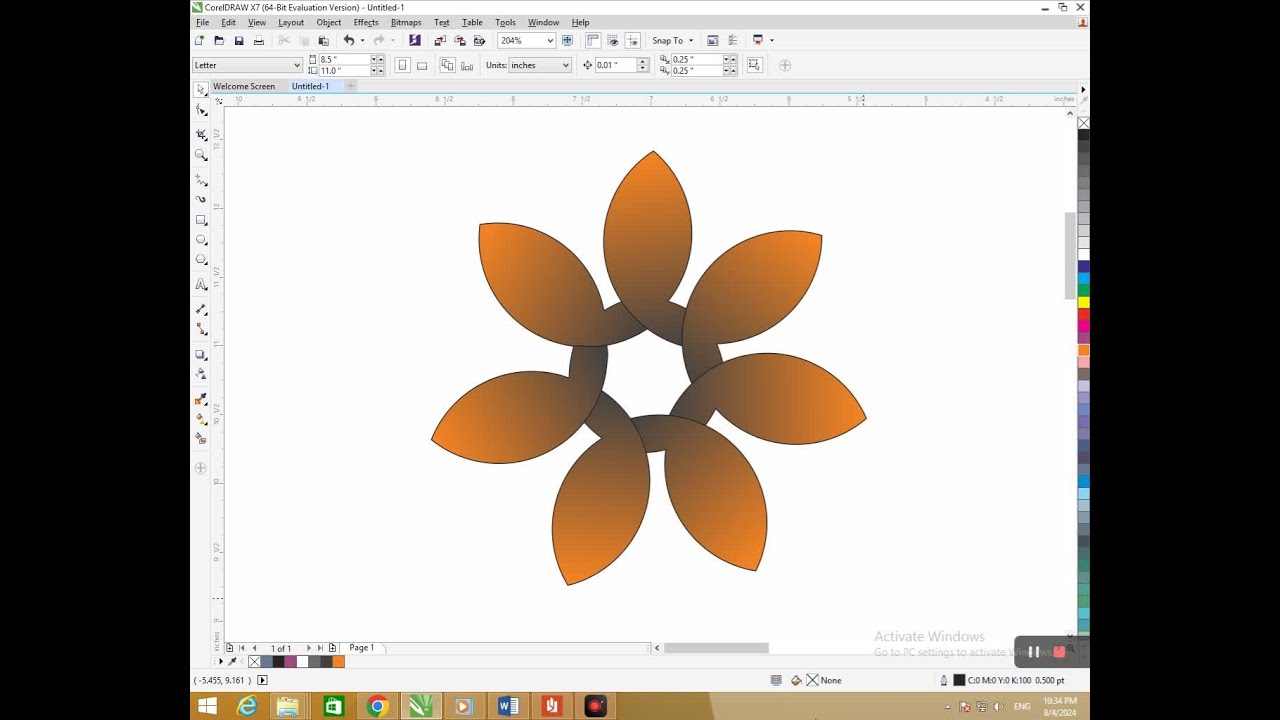 Logo Design In Corel Draw Corel Draw Tutorial Logo Logodesign