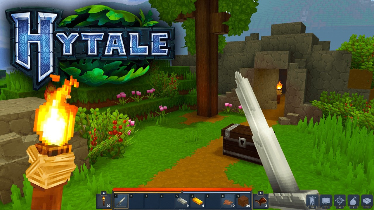 Hytale's First New Engine Gameplay - YouTube
