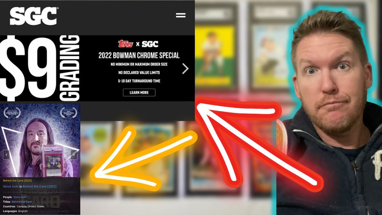 SGC's $9 Grading Option + New Sports Card Movie - YouTube