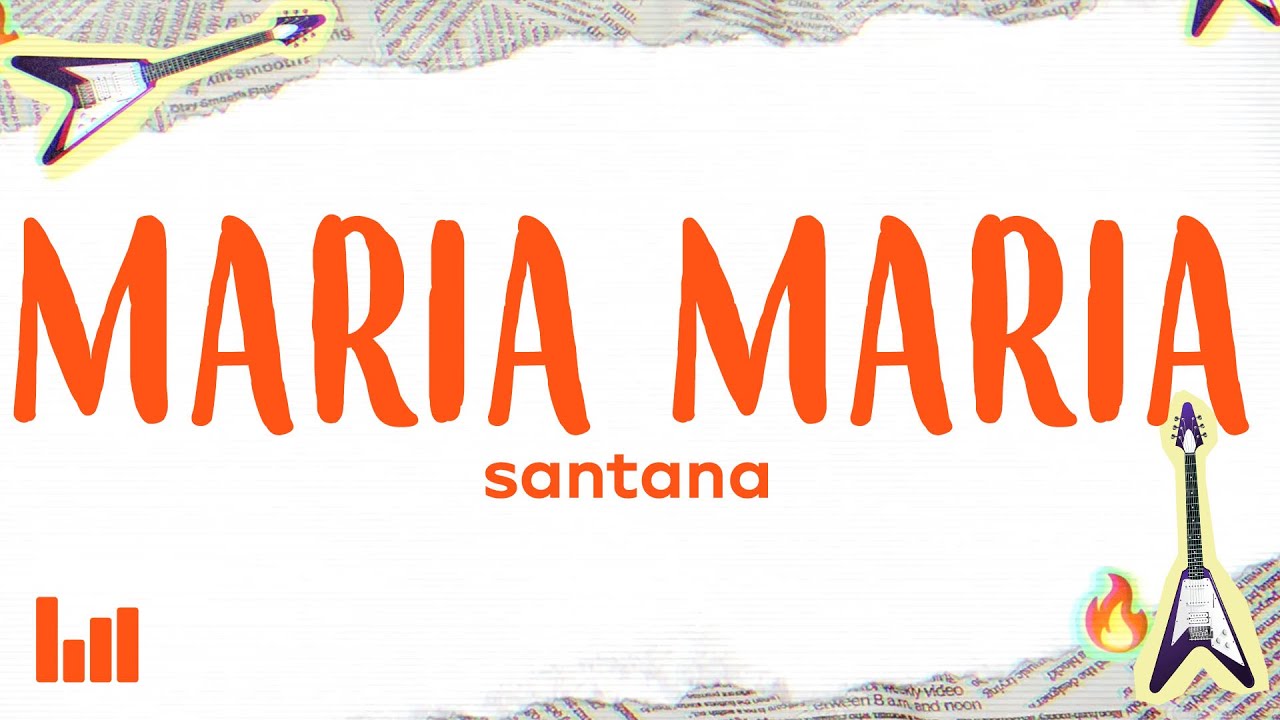 Santana - Maria Maria (Lyrics/Letra) Ft. The Product G&B - YouTube