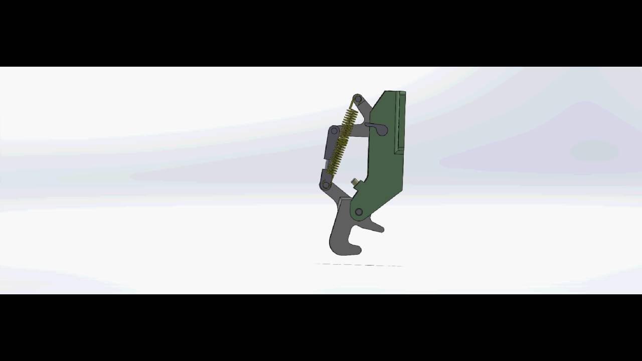 alighting gear up lock mechanism - YouTube