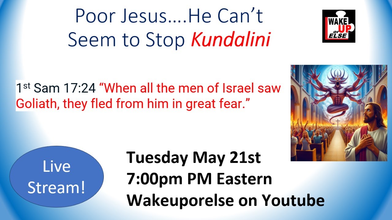 Poor Jesus….He Can’t Seem to Stop Kundalini - YouTube