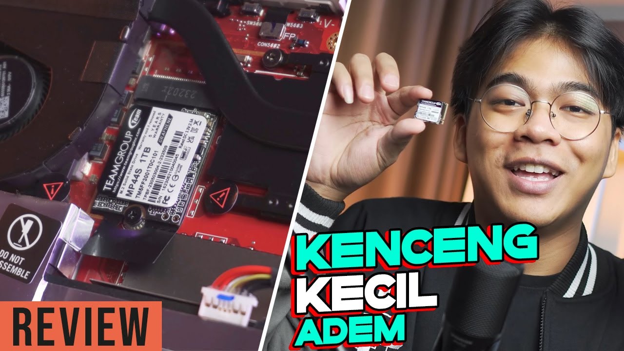 SSD GAMING TERKECIL tapi TERKENCENG! Team MP44S M.2 2230 1TB - YouTube