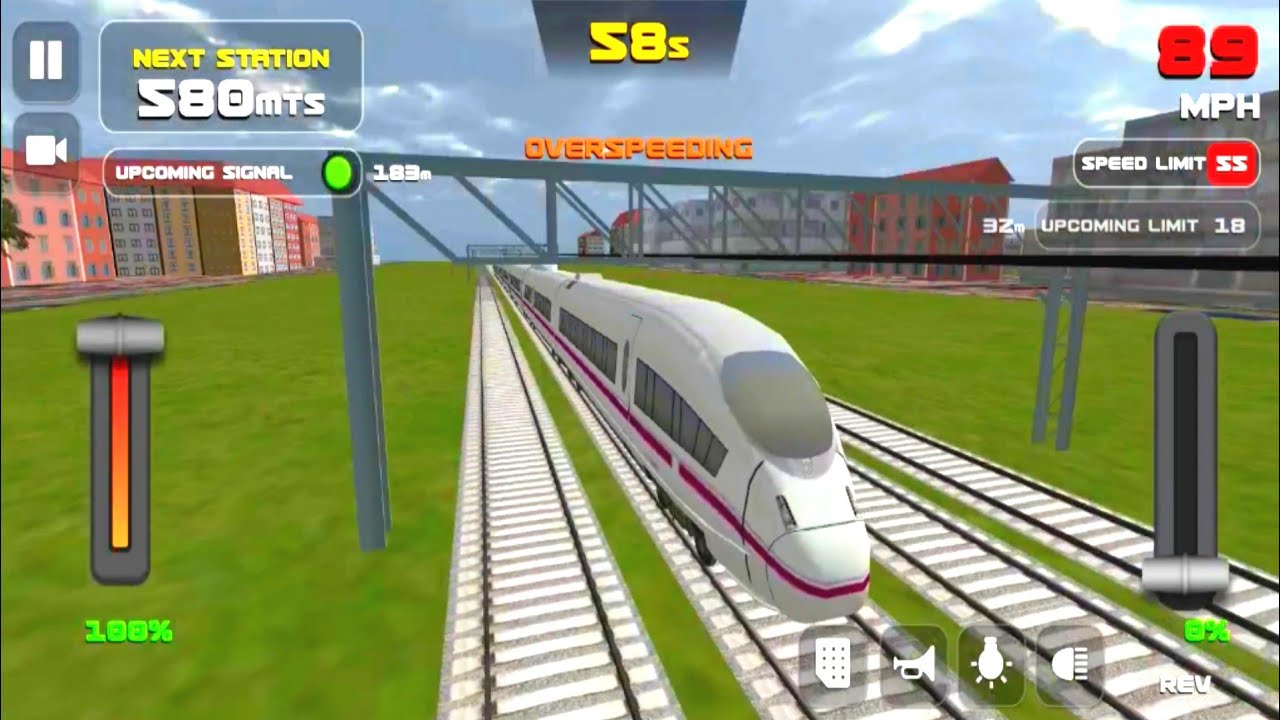 💥Train Simulator 3d Game Video || Euro Train Sim || Android Mobile ...