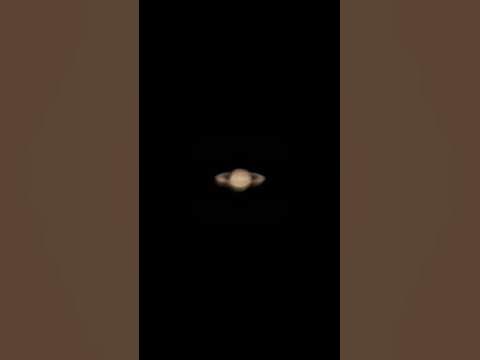 Saturn through Celestron Astromaster 114eq Telescope - YouTube
