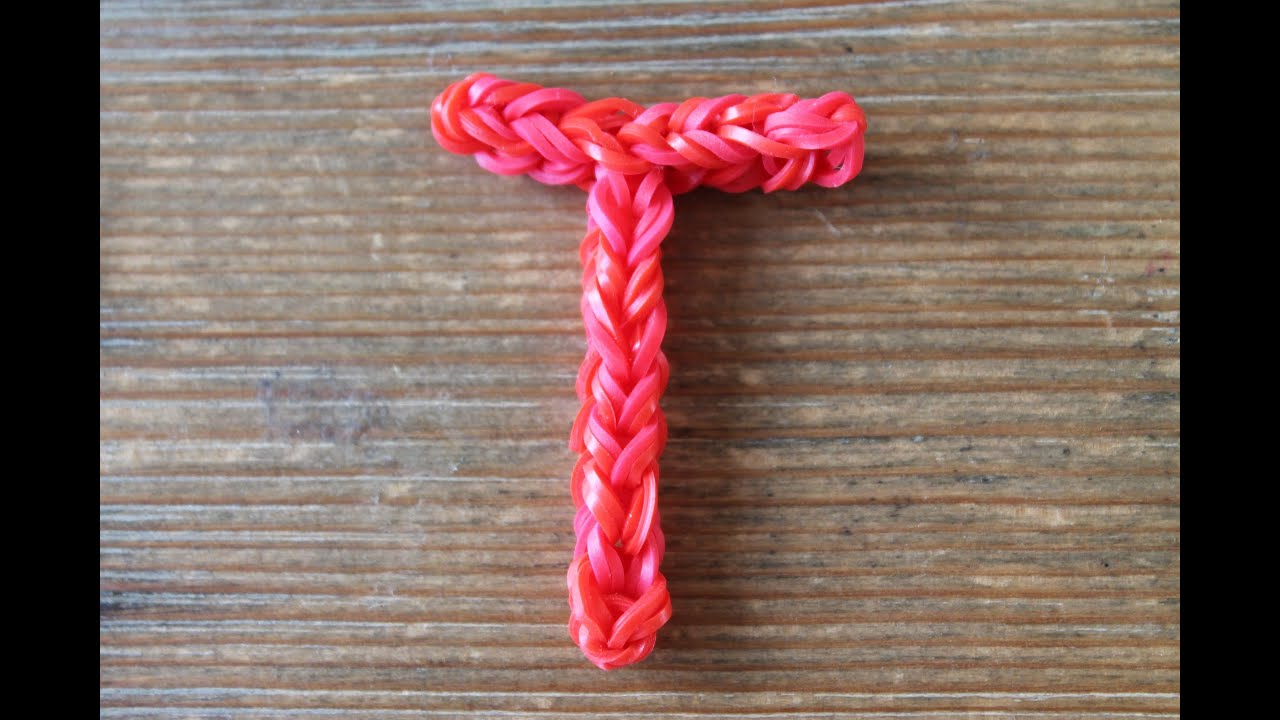 Rainbow Loom Nederlands, letter T - YouTube