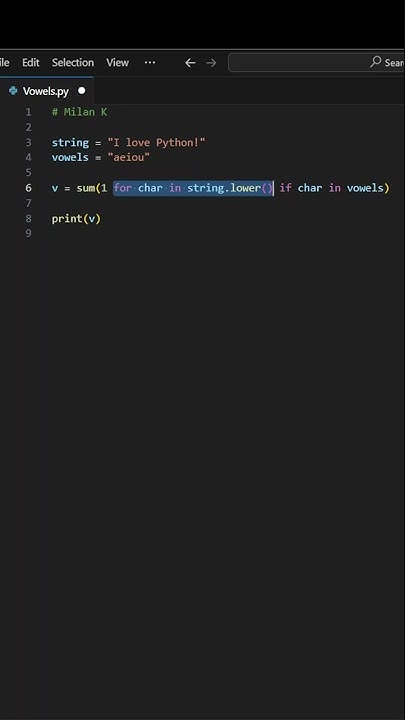 Python counting number of characters in a string - YouTube