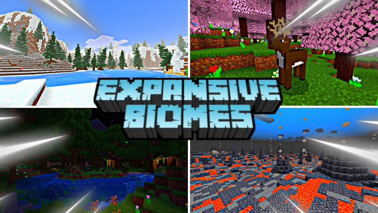 EXPANSIVE BIOMES | O "MOD" QUE ADICIONA 20+ BIOMAS NO MINECRAFT - YouTube