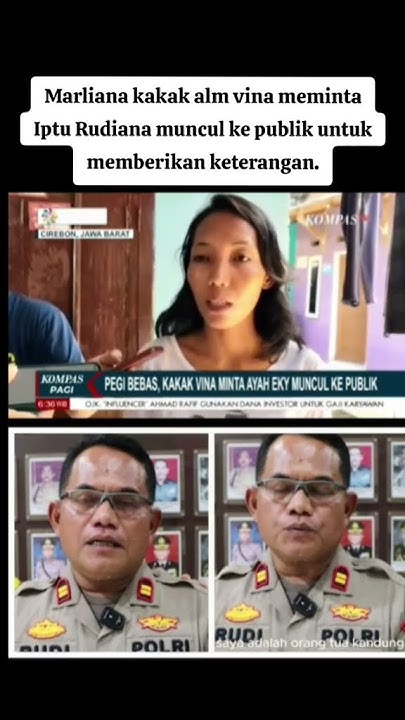 Marliana kakak alm vina meminta iptu Rudiana muncul. #polisi #vinacirebon - YouTube