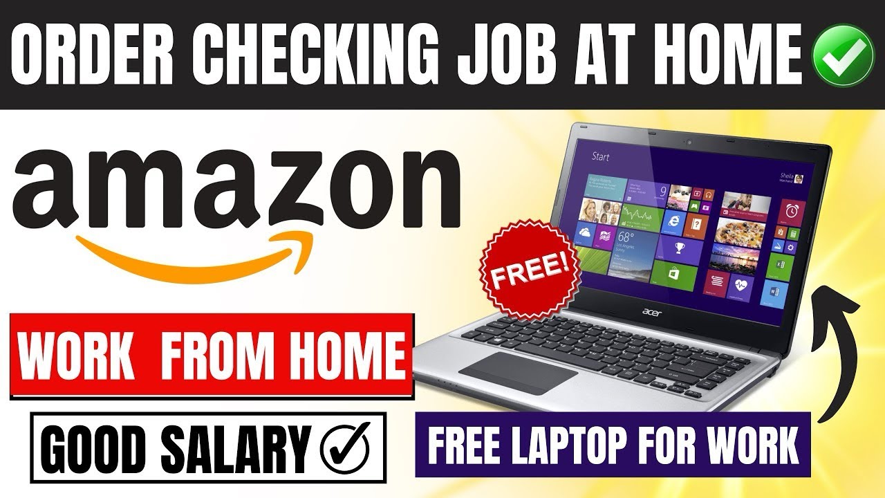 🛑Amazon Work From Home Job | Associate - Retail Process | Work at Home ...