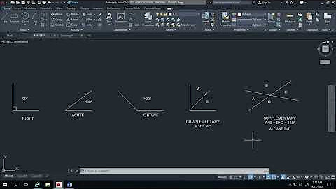 Creating Angles in AutoCAD - YouTube