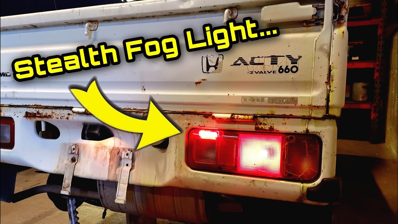 How To Fit and Wire In a Hidden LED Rear Fog Light on Your JDM Import ...