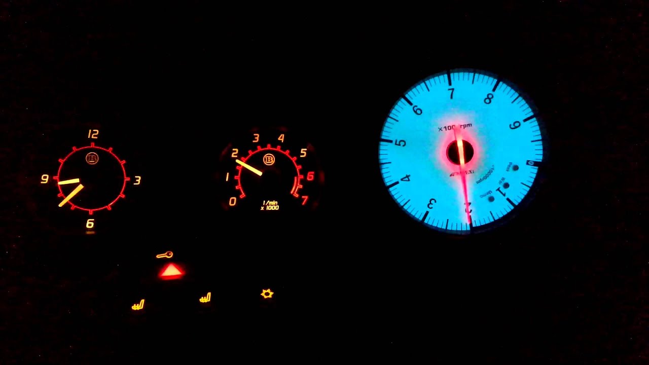 SMART BRABUS with APEX TACHOMETER - YouTube