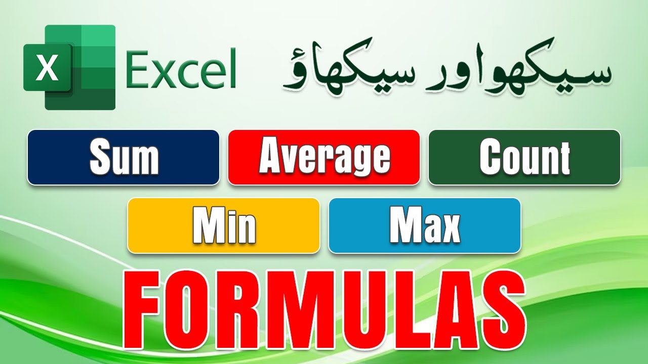How To Use Formula In Excel I Formula Of Sum Average Count Max Min In how-to-use-formula-in-excel-i-formula-of-sum-average-count-max-min-in