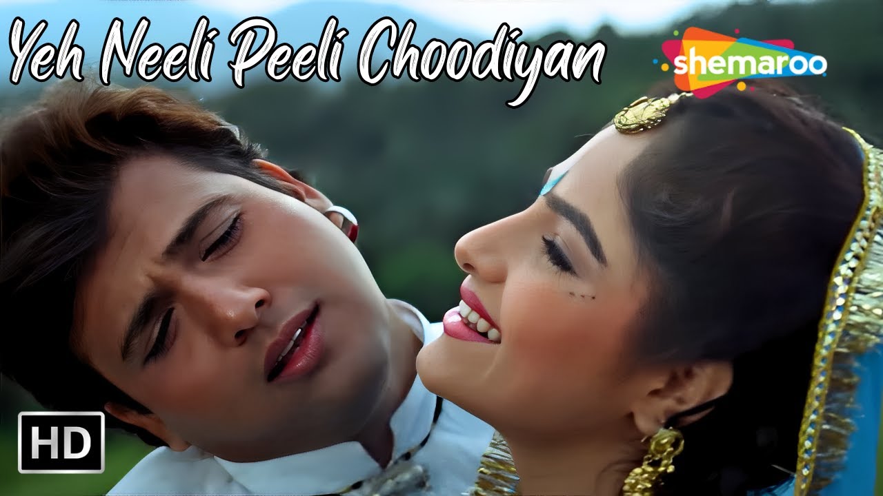 Yeh Neeli Peeli Choodiyan | Ayesha Jhulka, Govinda Songs | Alka Yagnik ...
