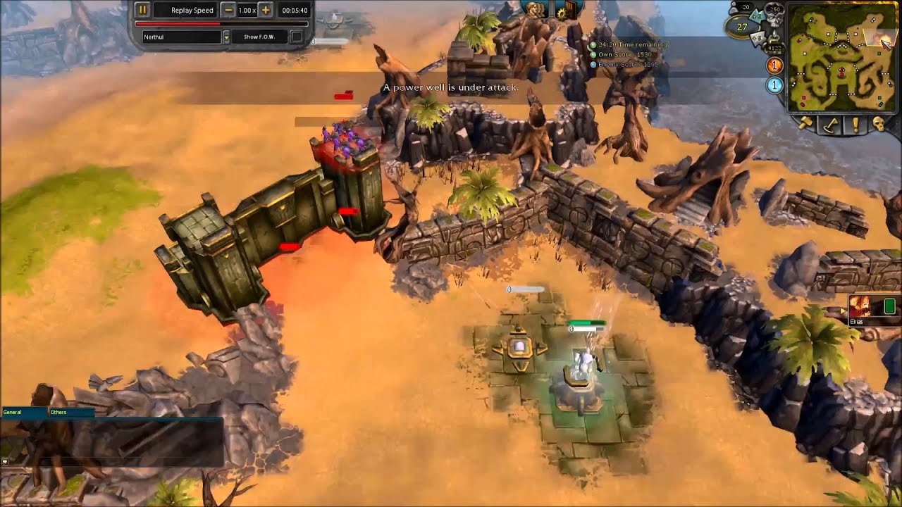 Battleforge Replay #37--Nerthul vs yfr - YouTube