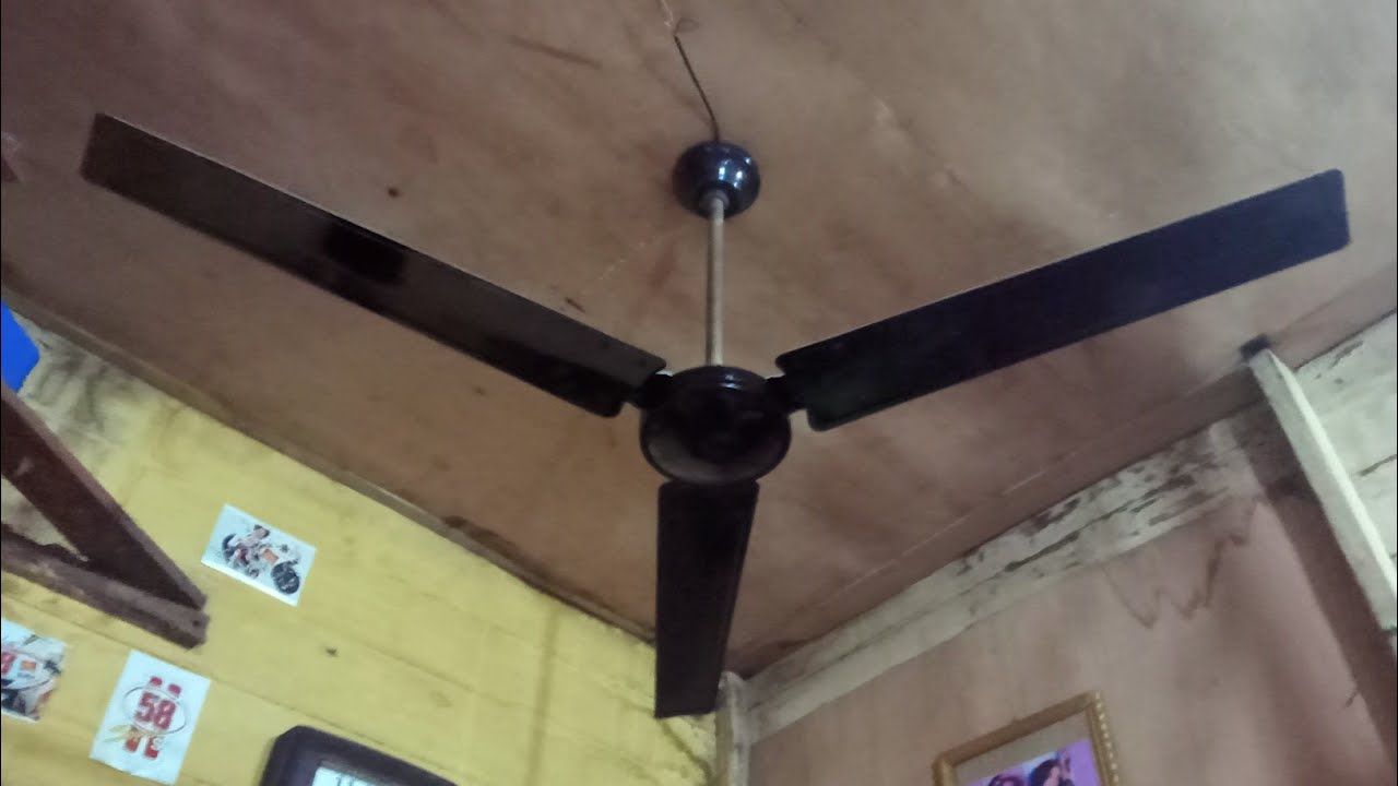 56" CMC lndustrial Ceiling Fan (Repainted Black) - YouTube