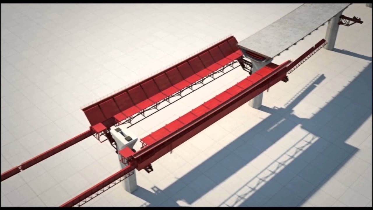 Mersey Gateway Movable Scaffolding System (MSS) - YouTube